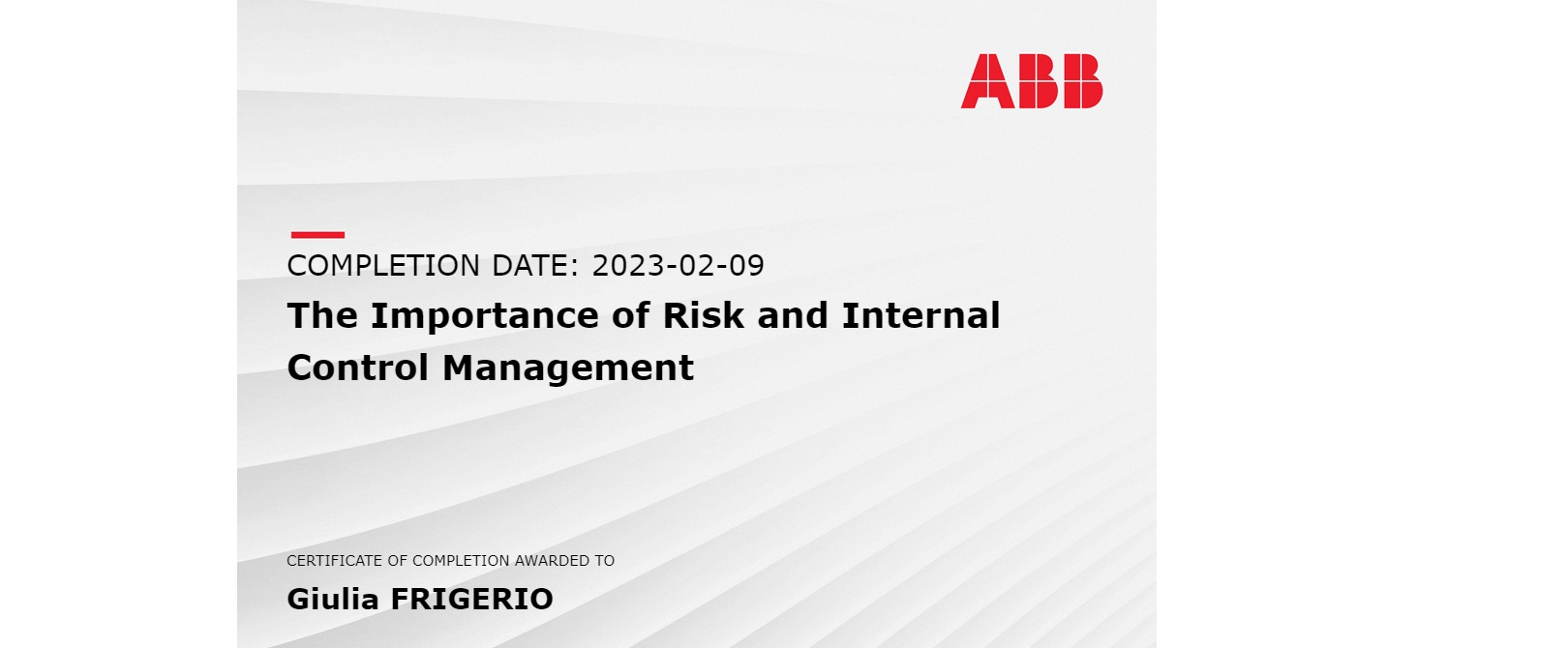 Giulia Frigerio - ABB | LinkedIn